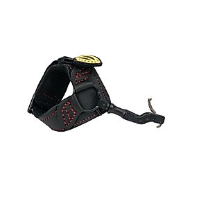 Tru-Fire Hardcore Buckle Foldback Adjustable Archery Compound Bow Release - Black Wrist Strap with Foldback Design