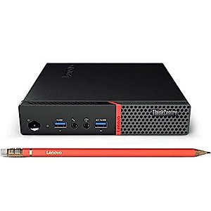 Lenovo ThinkCentre M700, 6th Generation Tiny Business Computer Micro PC (Intel Quad Core i7-6700T, 16GB DDR4 Ram, 512GB Solid State SSD, WiFi, VGA, Display Port) Win 10 Pro (Renewed)