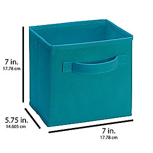 Closetmaid 1538 Cubeicals Mini Fabric Drawers, Ocean Blue, 2 Pack