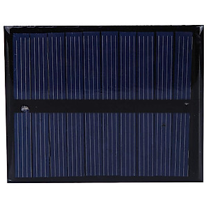 5V Solar Panel Charger, Polysilicon Waterproof Portable Solar Panel, Energy-Saving for Advertising Lights Low-Power Appliances