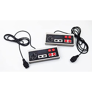 KUNLIDUDU Retro Classic Mini Game Console, Builtin 620 Video Games Plug and Play, Old Game System with 2 NES Classic Controllers, AV Output Mini Console, Games Console, gray, 19x15x7.5cm