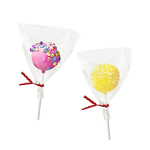 100PCS Small Cellophane Bags, 3x4 OPP Rice Crispy Bags for Gift Goodie Favor Candy Cake Pop Birthday Party Cookies Christmas New Year Wedding Party (3'' x 4'')