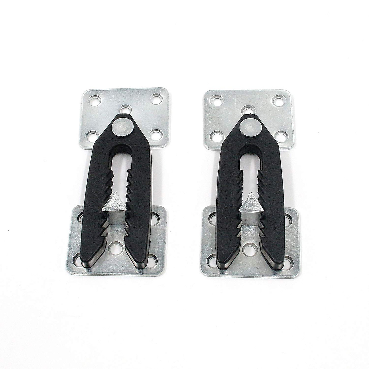 Geesatis 4 PCS Sofa Bracket Tool with Mounting Screws, Silver