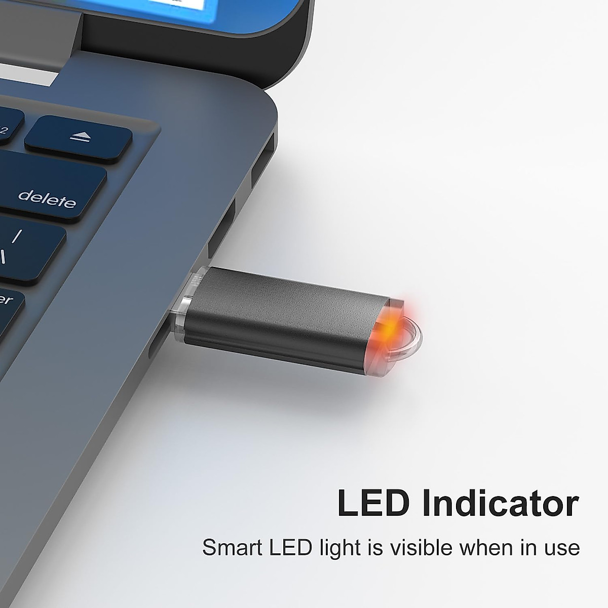 RAOYI 20 Pack 16GB USB Flash Drive Bulk USB 2.0 Memory Stick Thumb Drive Pen Drive Bundle-Black