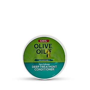 ORS Olive Oil Max Moisture Super Softening Deep Treatment Conditioner Infused with Rice Water & Electrolytes (20.0 oz)