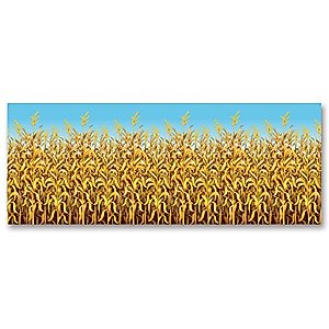 Beistle Decorative Cornstalks Backdrop