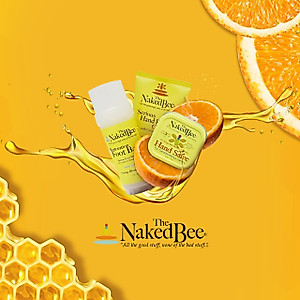 The Naked Bee Orange Blossom Honey Foam Soap (12 oz) Liquid Foaming Hand Soap - Mild Cleanser to Reduce Dryness - Gentle Foam for Clean and Soft Hands