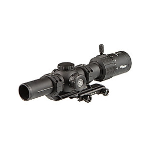 SIG SAUER Tango-MSR LPVO 1-6X24mm Waterproof Fog-Proof Rugged Tactical Hunting Rifle Scope | Second Focal Plane/F2 | Illuminated MSR BDC-6 Reticle, Black