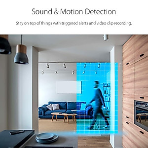 D-Link mydlink Full HD WiFi Pan/Tilt Smart Wireless Security Camera, 360 Views, Pet Baby Home Monitor, Motion Detection, Night Vision, Cloud & microSD Recording (DCS-8526LH-US)
