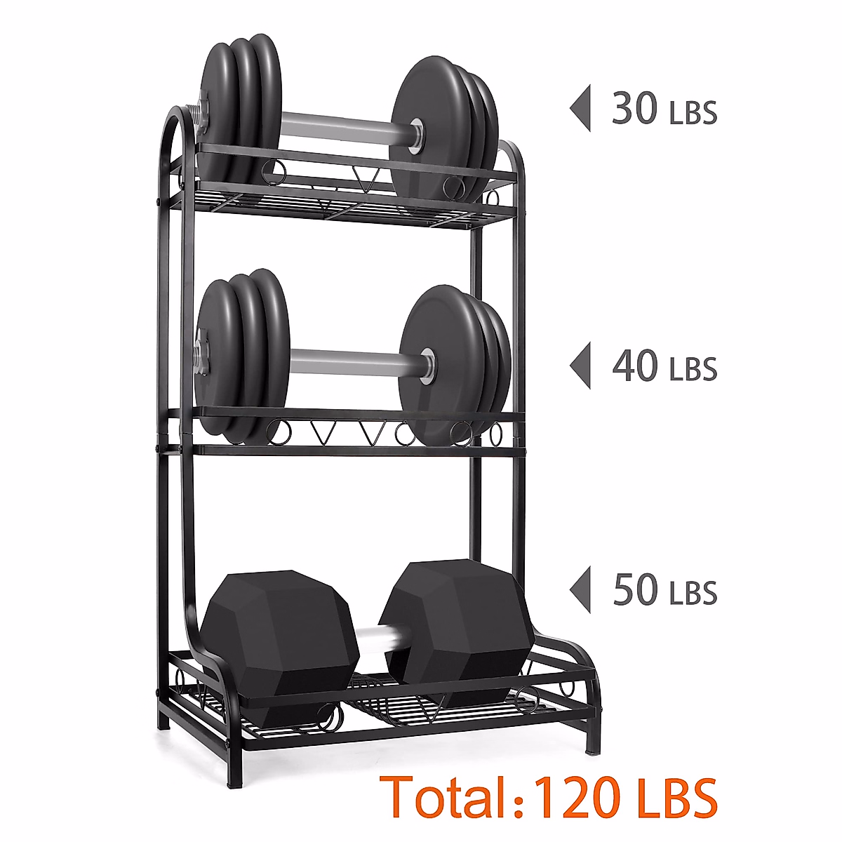 Dish Drying Rack - 3 Tiers Large Size Drainboard Set,Multifunctional Heavy Duty Dish Storage Organizer,Extra Large Capacity Spice Rack,Black,Model:DDR-003,by WEIKER., 17.5x12.5x29.5''