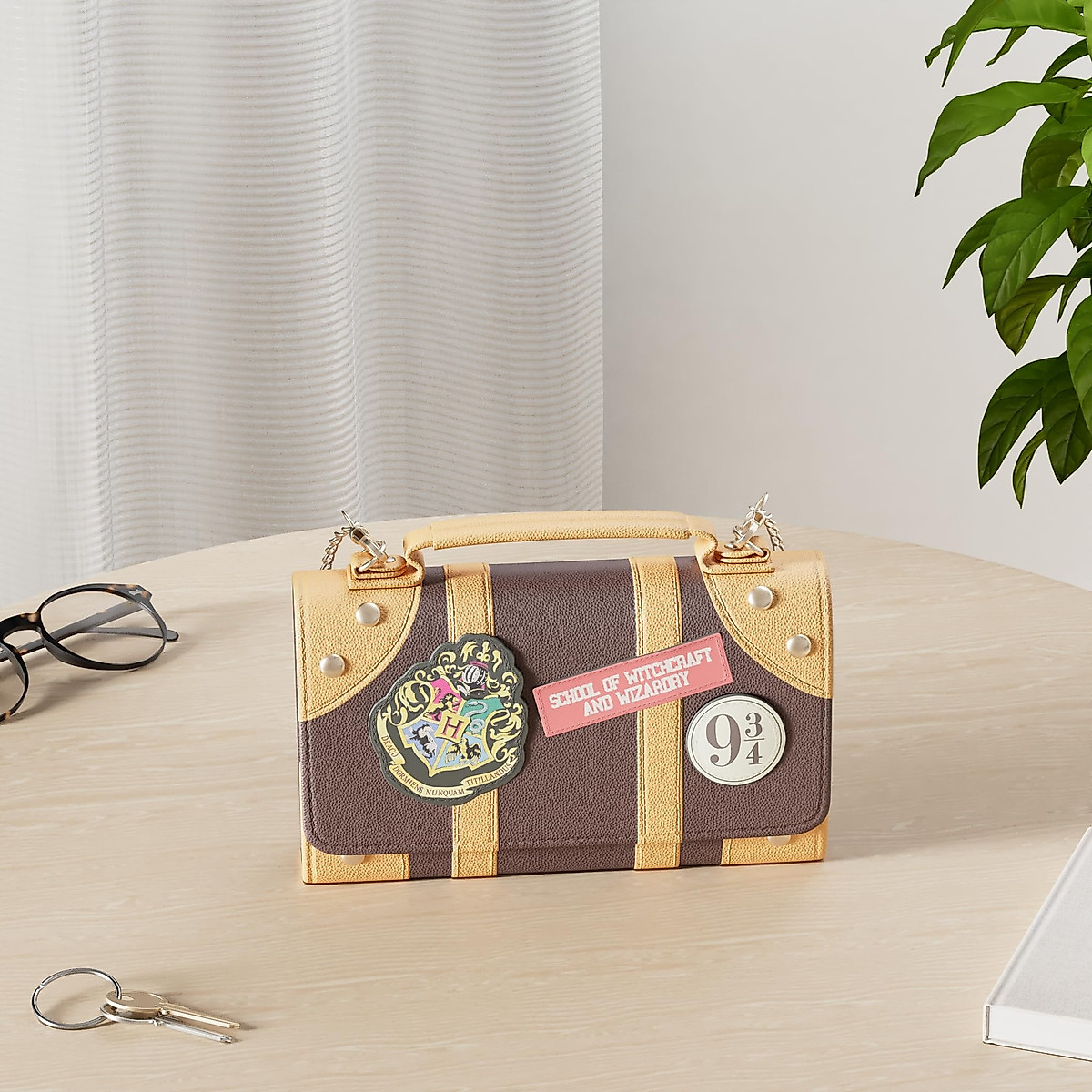 Genda 2Archer Women's Witchcraft and Wizardry Cosplay Series Chain Bag PU Purse Crossbody Shoulder Bag