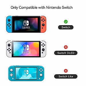 GeekShare Protective Case for Switch, Slim Cover Case Compatible with Nintendo Switch and Joy-Con - Shock-Absorption and Anti-Scratch (Land of Mystery) [Video Game]