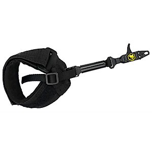 Tru-Fire Patriot Flex Archery Compound Bow Release - Adjustable Black Wrist Strap