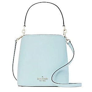 Kate Spade Darcy Refined Grain Leather Small Bucket Bag Crossbody (Blue Glow)
