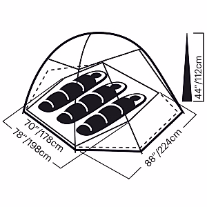 Eureka! Summer Pass 3 Person, 3 Season Backpacking Tent
