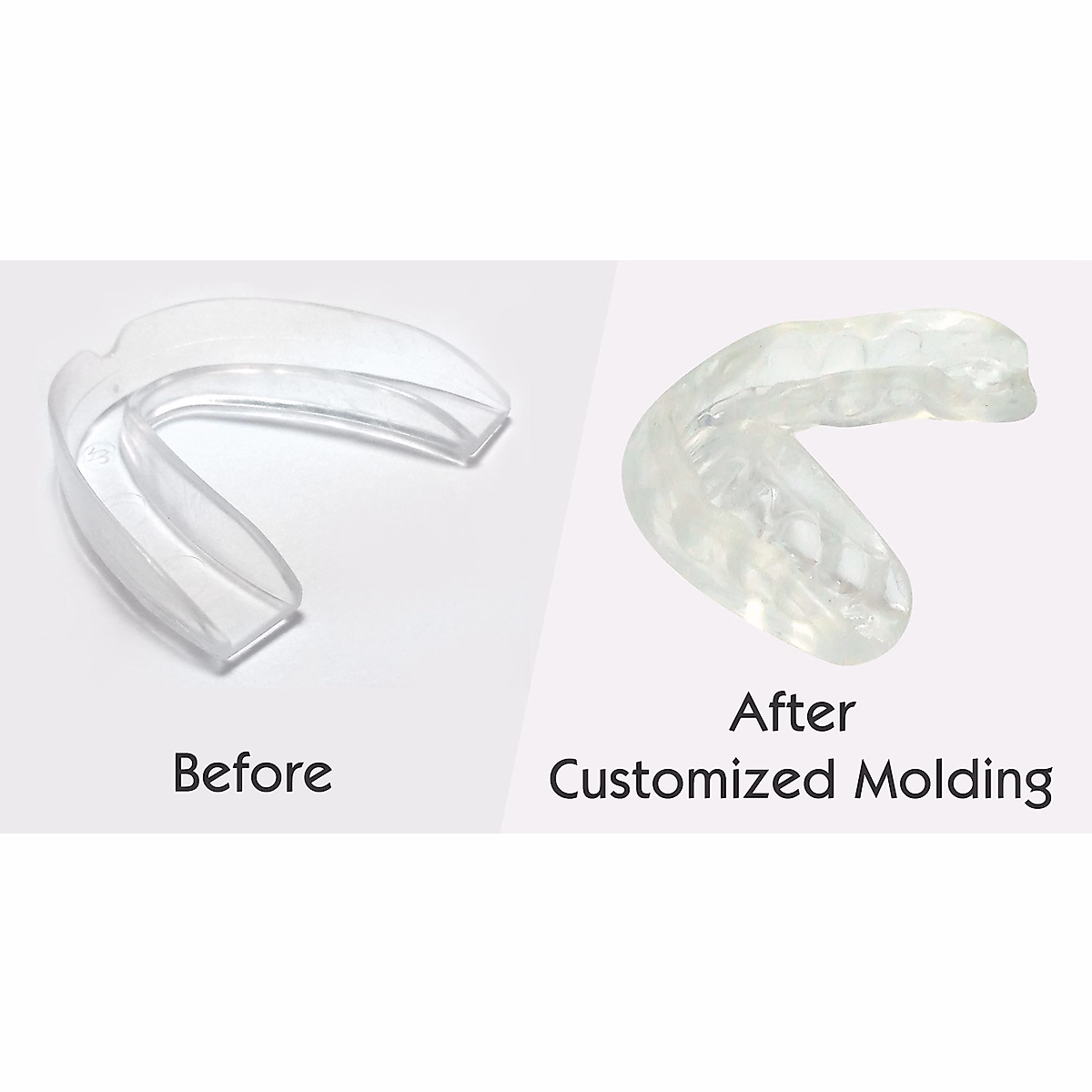 Mouth Guard for Grinding Teeth - 2 Pack, Made in USA, Thin and Trim Anti Grinding Night Guard - Teeth Whitening Dental Tray, Stops Bruxism - Teeth Clenching, No BPA