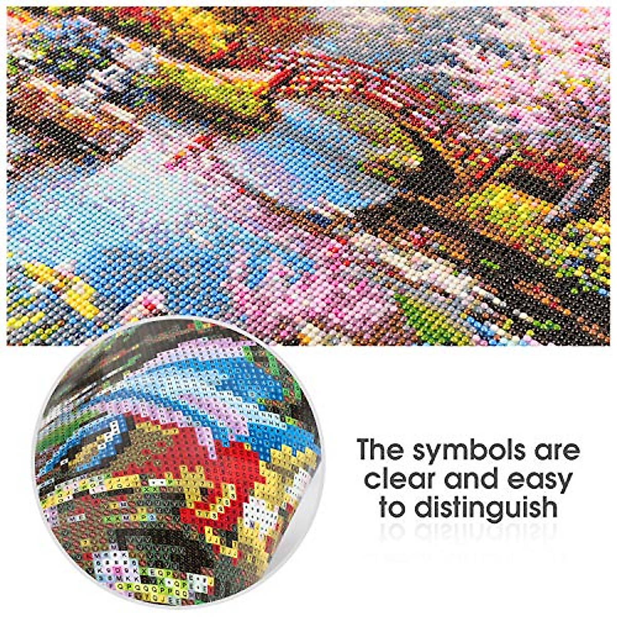 DIY 5D Diamond Painting Digital kit Suitable for Adults and Children Full Diamond Embroidery Painting Rhinestone Paste DIY Painting Cross Stitch Art Crafts Home Wall Decoration Gifts 22X18 inches.