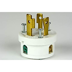 TEMCo Industrial NEMA Replacement Plug UL Listed L6-30 Male, Female, Pair for Generator, RV, Camper, Welder