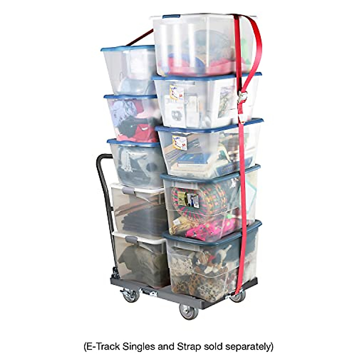 500 lb DIY Easy-Move Push Cart Platform Truck