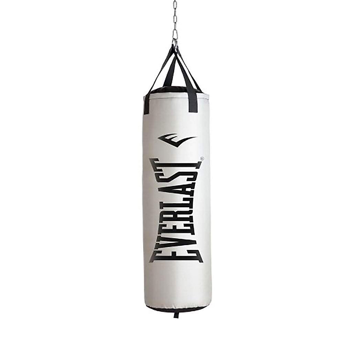 Everlast Dual Station Heavy Bag and Speed Bag Stand with 60 Pound NevaTear Heavy Punching Bag for Mixed Martial Arts and Boxing, Black/Platinum