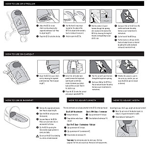 7AM Enfant Stroller Blanket 212 - Adjustable Baby Car Seat Zipped Blanket for Babies Winter, Unisex Multi Purpose Fleece Lined Warm Hooded Toddler Footmuff Water Repellent | (6M - 4T)