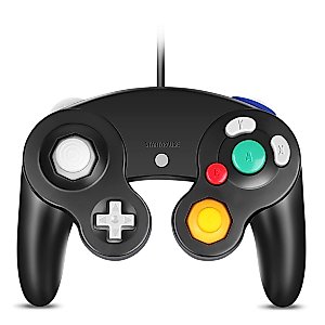 VOYEE PC Controller, Replacement for Gamecube Controller, Compatible with Wired USB Gamecube Controller/PC Windows 7 8 10 (Black)