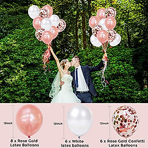 Bridal Shower Decorations Rose Gold Wedding Decorations Wedding Signs Just Married Decorations Happily Ever After Balloons Sign Bachelorette Banner Engaged Banner Bridal Party Decorations Decor