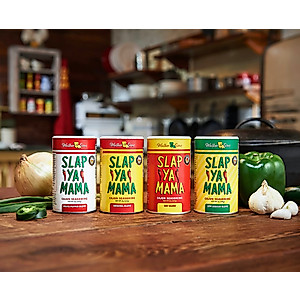 Slap Ya Mama Cajun Seasoning from Louisiana, Original Blend, MSG Free and Kosher, 4 Ounce