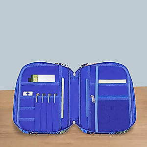 QTKJ Bible Covers for Women, Carrying Book Cover Case with Zippered Pocket Bible Case for Women Mom Ladies Teens Girls, Colorful Bird