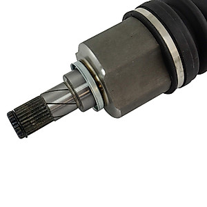 TRQ Front Left CV Axle Shaft Assembly Drivers Side Compatible with 2013-2018 Nissan Altima