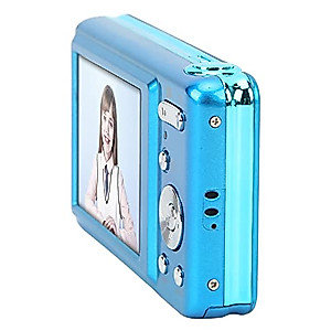 Digital Camera, 2.7in Mini Video Camera Pocket Camera with 8X Optical Zoom 48MP Vlogging Camera for Kids Teens Gifts(Blue)