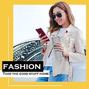 Bling Diamond Mrs Tumble Cup Bridal Insulated Tumbler with Reusable Straw Bride Miss to Gift Maid of Honor for Bridal Shower Engagement Gift Bachelorette Party(AB Color, Stylish Style)