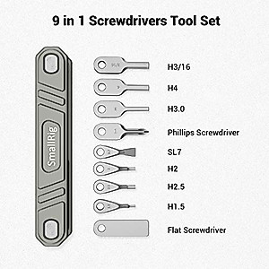 SMALLRIG Universal Folding Tool Multi-Tool for Videographers, Tool Set with Nine Functional Tools Included - TC2713