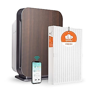 Alen Air Purifier BreatheSmart 75i HEPA with Fresh Filter + Carbon for Large Rooms up to 2600 Sq. Ft - Perfect for Living Room & Kitchen - Captures Allergens, Dust, & Mold + Household Odors & Smoke