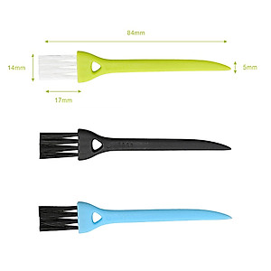 MYUBWTF 8 Pack Electric Shaver Cleaner, Mini Nylon Bristles Electric Razor Duster Cleaner Brush, Multi-Colored Clipper Brush Cleaner