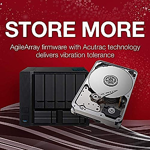 Seagate IronWolf 14TB NAS Internal Hard Drive HDD – CMR 3.5 Inch SATA 256MB Cache for RAID Network Attached Storage – Frustration Free Packaging (ST14000VN0008)