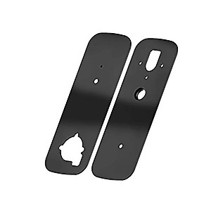 Lockly PGA006MB Deadbolt Cover Plate Accessory for Lockly Latch Smart Locks, Rust-Proof Stainless Steel for Door Lock Hole Filler Plate (Matte Black)