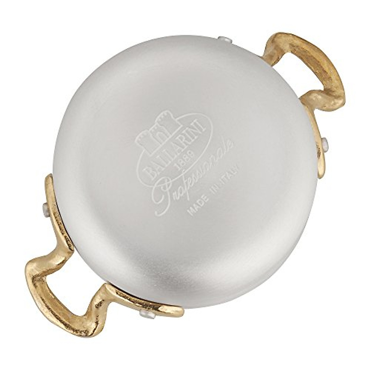 Ballarini ServInTavola 4.3-inch Mini Dutch Oven, Made in Italy,Silver