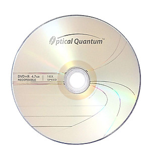Optical Quantum DVD+R 4.7GB 16x Recordable Media Disc - 100 Spindle (FFP) OQDPR16LT-BX