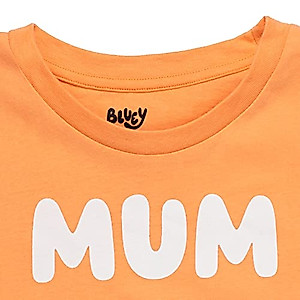 Bluey Mum Adult Womens Graphic T-Shirt Chilli Small