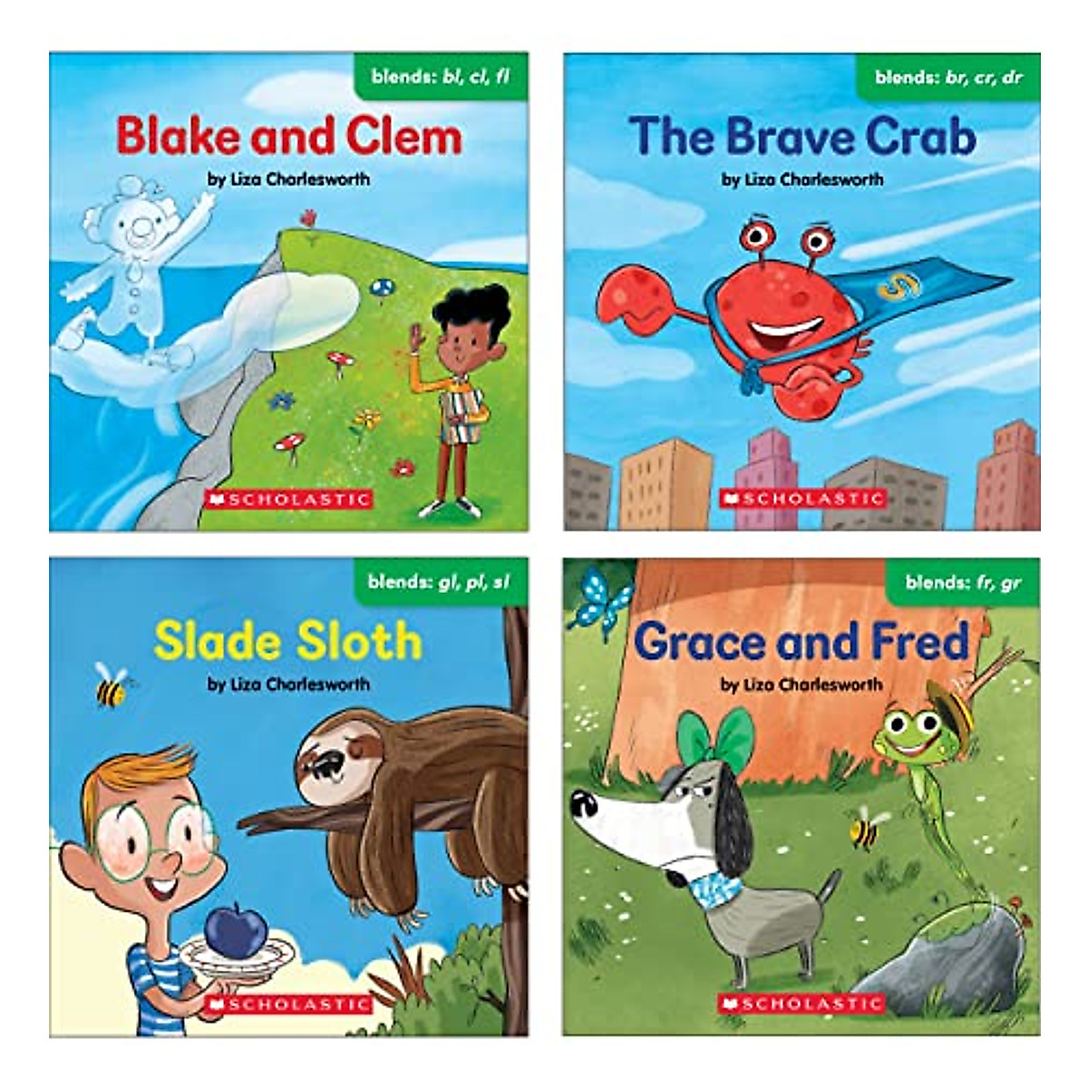Scholastic Laugh-A-Lot Phonics: Blends & Digraphs (Parent Pack) Boxed Set, Paperback, 12 per Pack (SC-736582)
