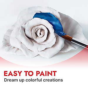 DAS Air-Hardening Modeling Clay - White Air Dry Clay 2.2lb Block - Pliable Air Clay for Sculpting and Coating - Easy to Use Air Dry Modeling Clay for All Ages - Molding Clay for Sculpting and More