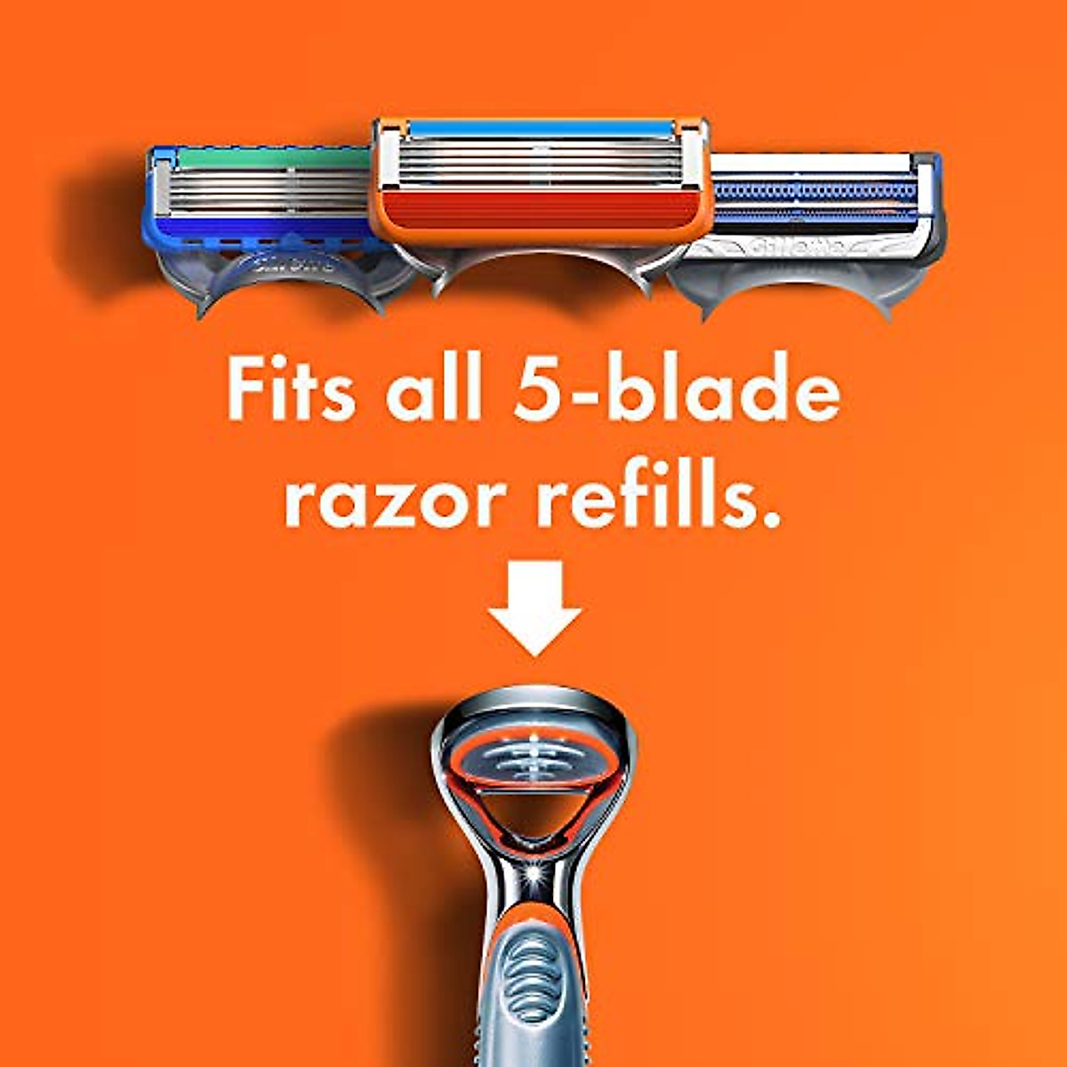 Gillette Fusion5 Power Razors for Men, 1 Gillette Razor, 1 Razor Blade Refill, 1 Battery