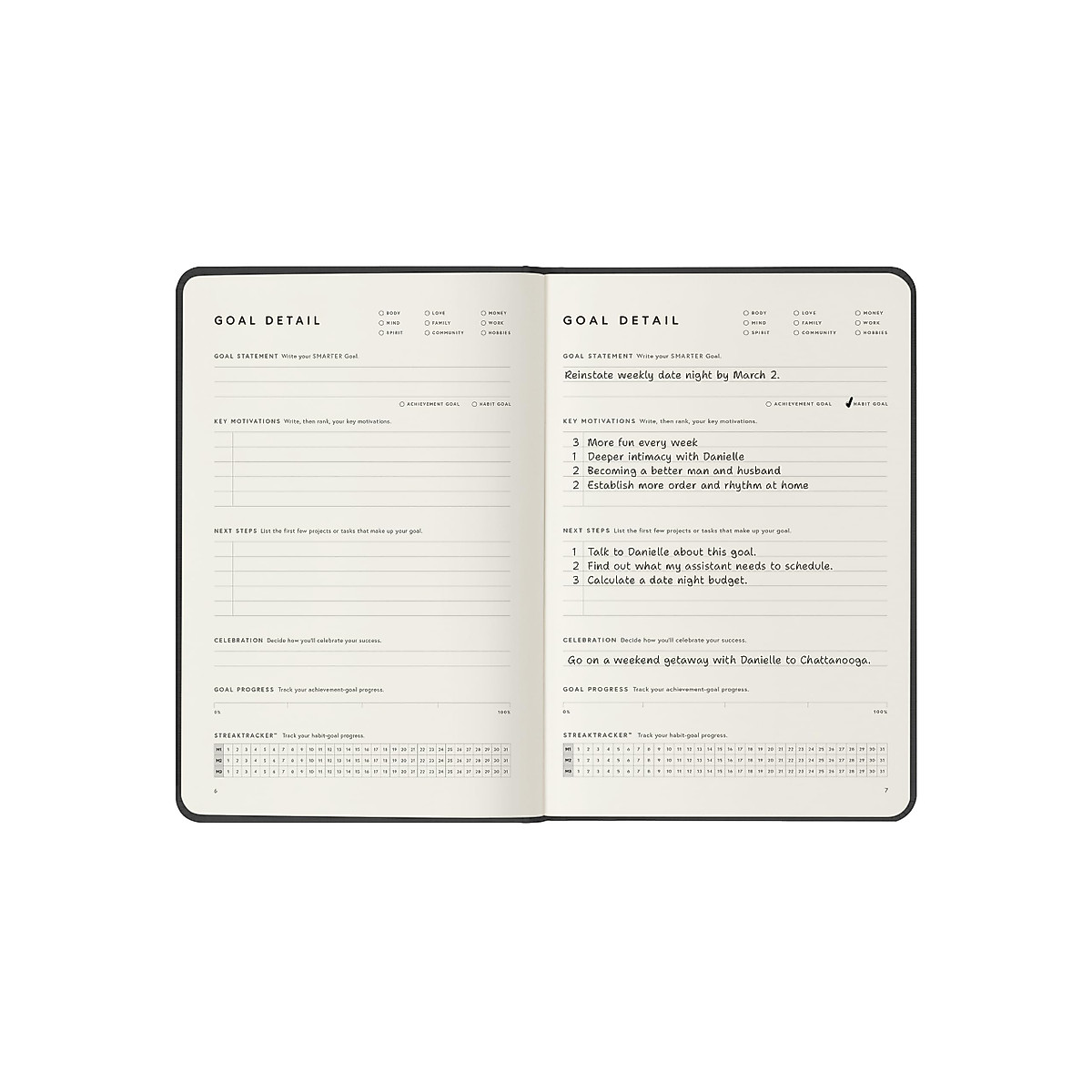 Full Focus Gray Linen Planner by Michael Hyatt - The #1 Daily Planner to Set Annual Goals, Increase Focus, Eliminate Overwhelm, and Achieve Your Biggest Goals - Hardcover