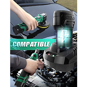 KIMO 12V 2.0Ah Lithium-Ion Battery Charger Apply to KIMO Cordless Ratchet Wrench, Cordless Car Polisher, Lightweight Portable