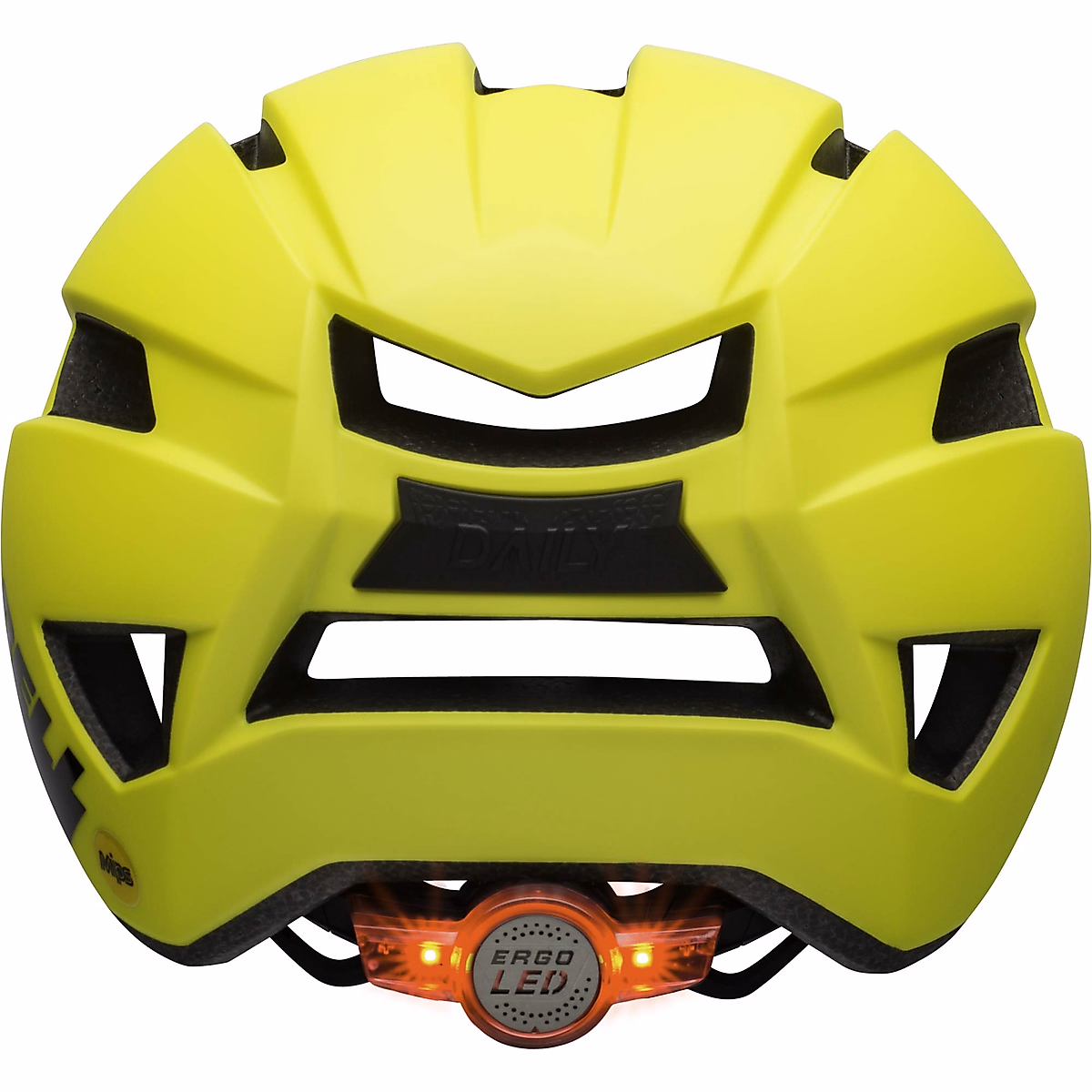 BELL Daily MIPS LED Adult Commuter Bike Helmet - Matte Hi-Viz (Discontinued), Universal Adult (54-61 cm)