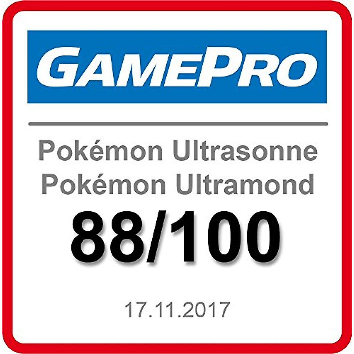 Pokémon Ultrasonne, 1 Nintendo 3DS-Spiel (Fan Edition)