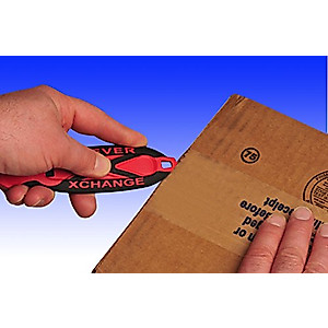 6/Pack Deluxe Klever X-Change Safety Cutter - Dual-Sided, Yellow