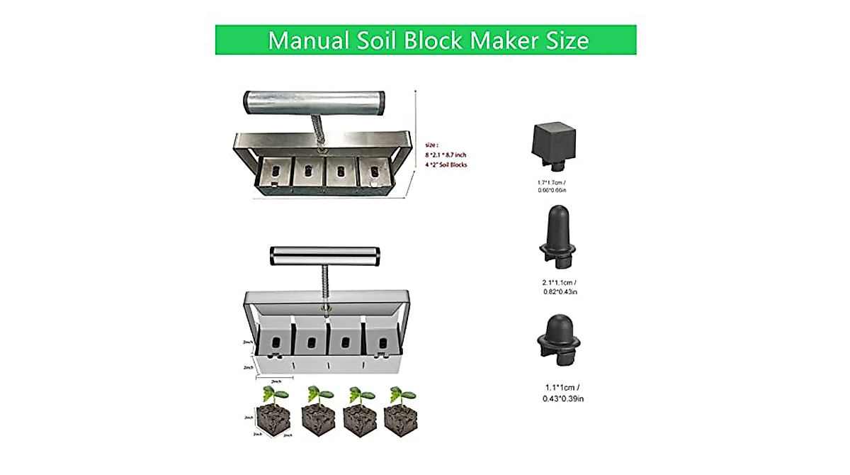 Micro Soil Block Maker for Efficient Seed Starting