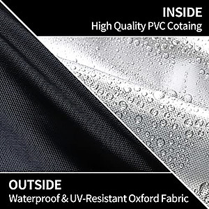 Grill Cover for George Foreman, TwoPone Electric BBQ Grill Cover Round Grill Cover, Indoor Outdoor Waterproof, 20x18 Inch